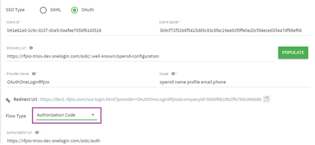 OneLogin OAuth with OpenID Connect Configuration – Home OneLogin OAuth with OpenID Connect Configuration – Home