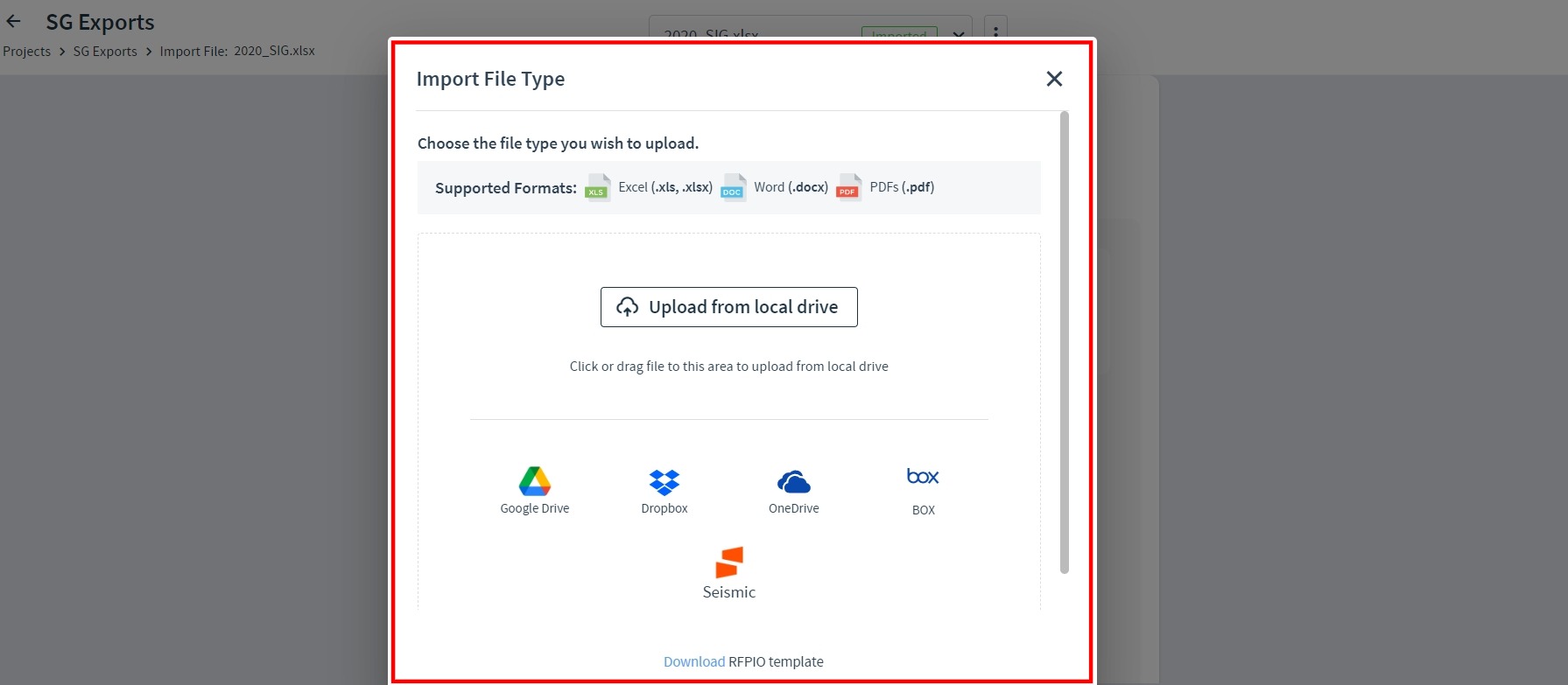 Importing And Mapping Microsoft Excel Files Home 2042