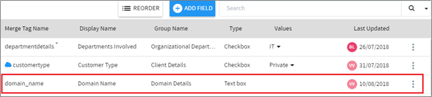 Creating and Managing User-Defined Merge Tags – Home