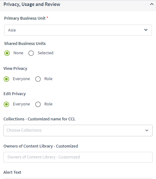Uploading content to the Content Library – Home