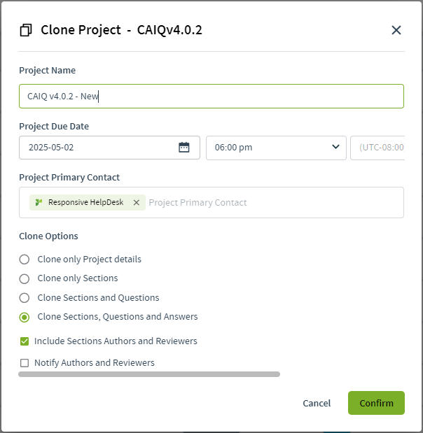 Cloning Projects Or Sections Home 3077