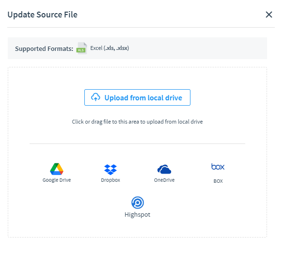 Updating Source Files Home