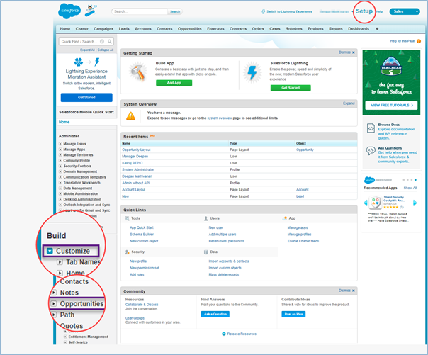 Creating custom Create Proposal links in Salesforce – Home